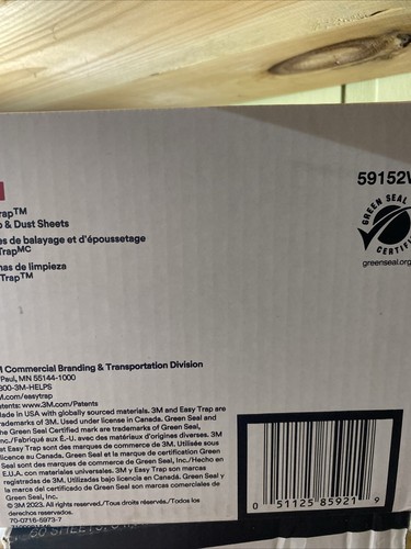 3M 59152W 8 in. x 30 ft. Easy Trap Duster - White (1/Box) New- Box Bent ...