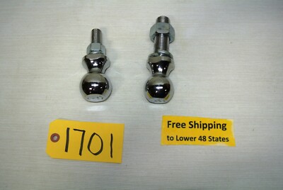 2 Trailer Hitch Balls CTP 1 7/8" K02K 2000 lb. - CTP 2" NI35L 3500 lb ...