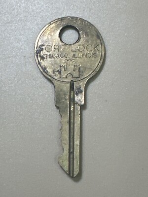 Vintage Factory FORT LOCK Key #L564 | eBay