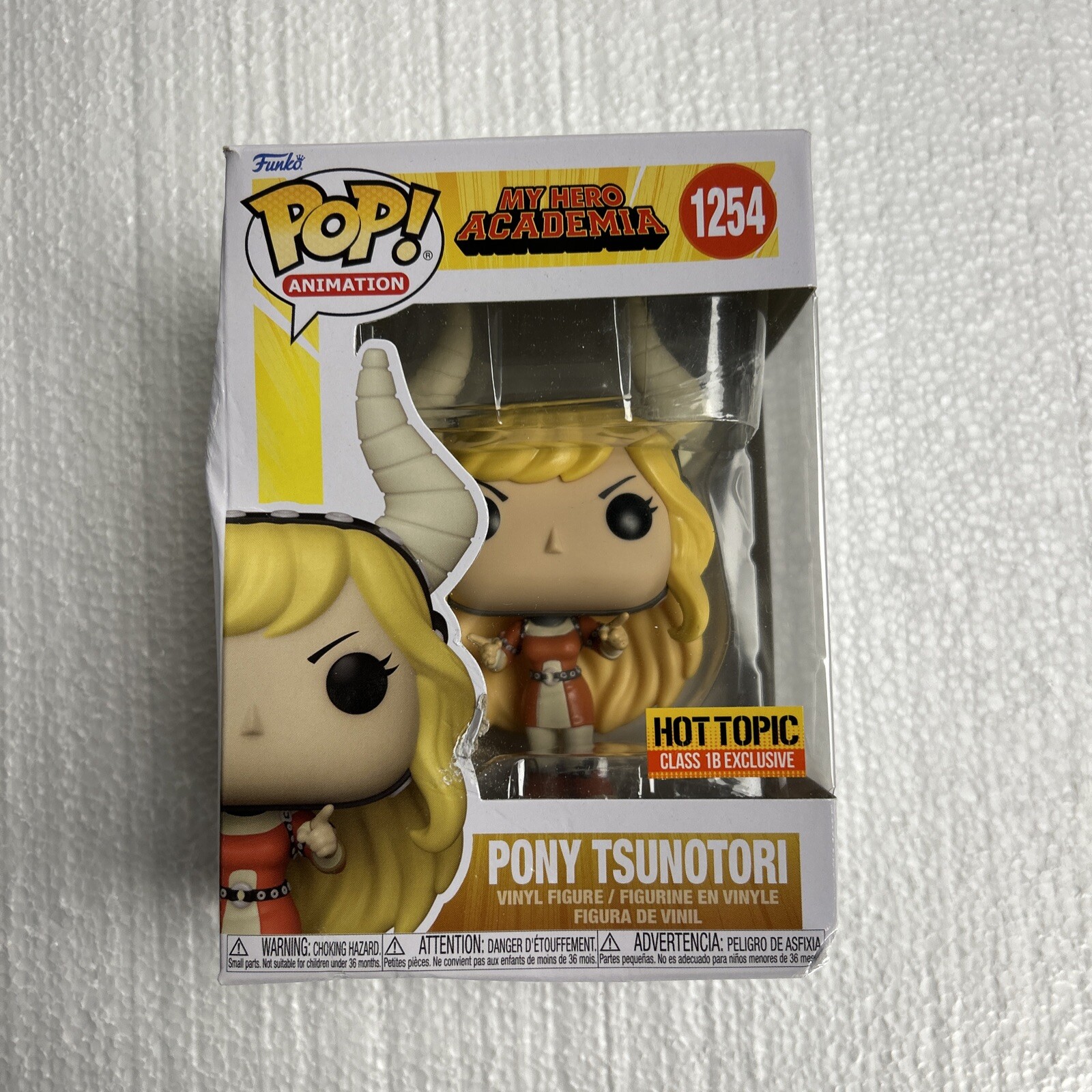 Funko Pop! #1254 Animation My Hero Academia Pony Tsunotori Class 1B Hot ...