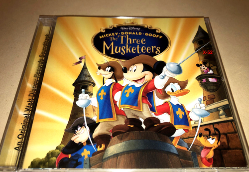 Disney Three Musketeers CD soundtrack Mickey Mouse Donald Duck Goofy ...