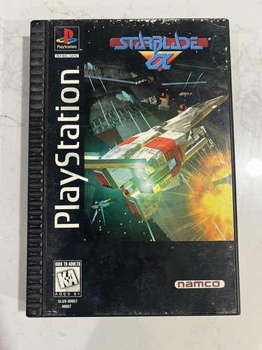 Starblade Alpha PlayStation 1 Ps1 Long Box RARE Great Complete CIB w ...