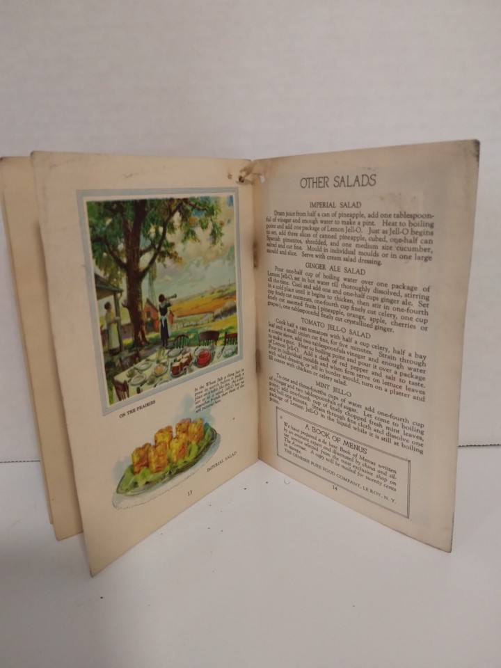 Vintage Jell-O recipe pamphlet, America's Most Famous Dessert, 6.5 x 4. ...