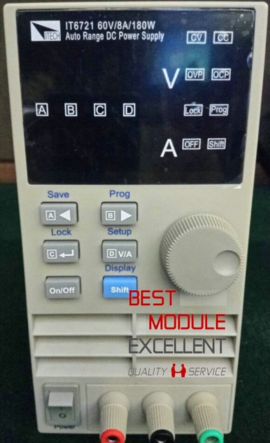 Itech IT6721 Programmable DC Power Supply 60v 8a 100w for sale online ...