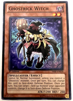 YuGiOh! - Ghostrick Witch - Common | eBay Australia