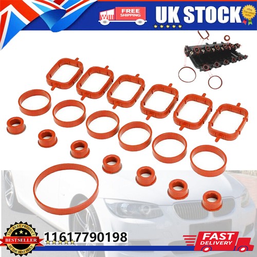 NEW INTAKE INLET MANIFOLD GASKETS SEALS FOR BMW M47 M57 E46 E53 E60 E63 ...