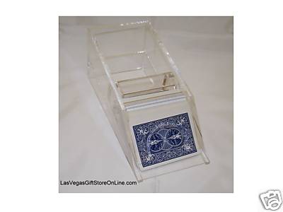 Blackjack 4 Deck Acrylic Dealer Shoe Playing Cards BJ | eBay
