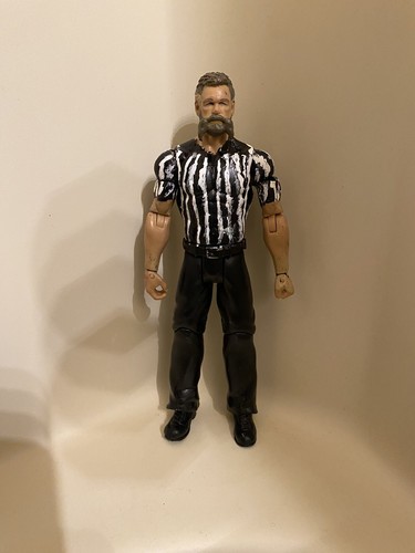 CUSTOM MATTEL WWE AEW BASIC REFEREE ACTION FIGURE | eBay