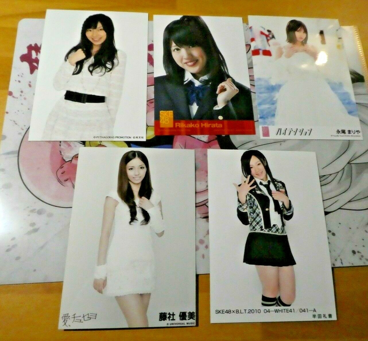 LOT 5 PHOTOS JAPANESE IDOL RAW/SKE48/AKB48 POP BOOK PHOTO X5 JAPAN NEW ...