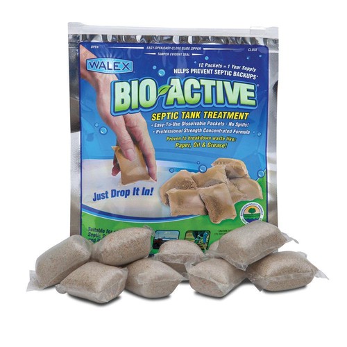 Walex Bio-Active Septic Tank Drop Ins White 12 Pack 742693311123| eBay