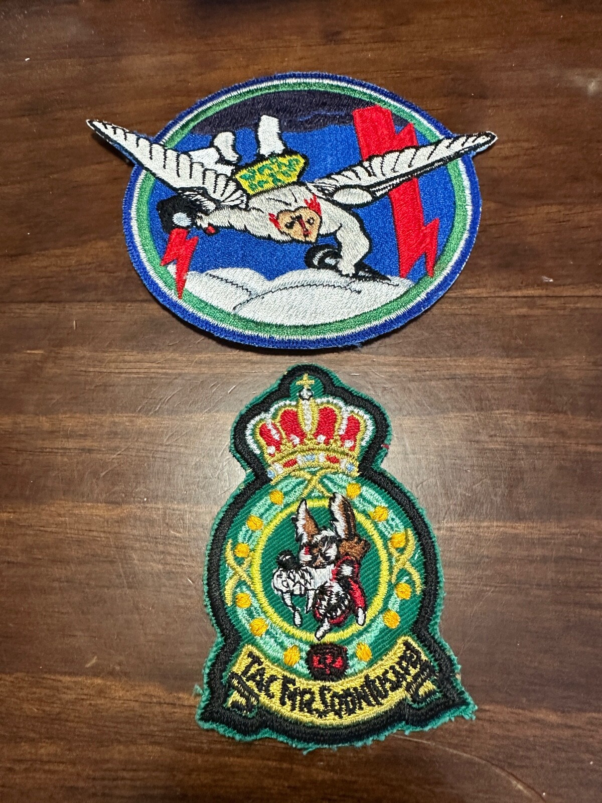 2 Vintage USAF 32nd Fighter & Fighter Interceptor Squadron Patches | eBay