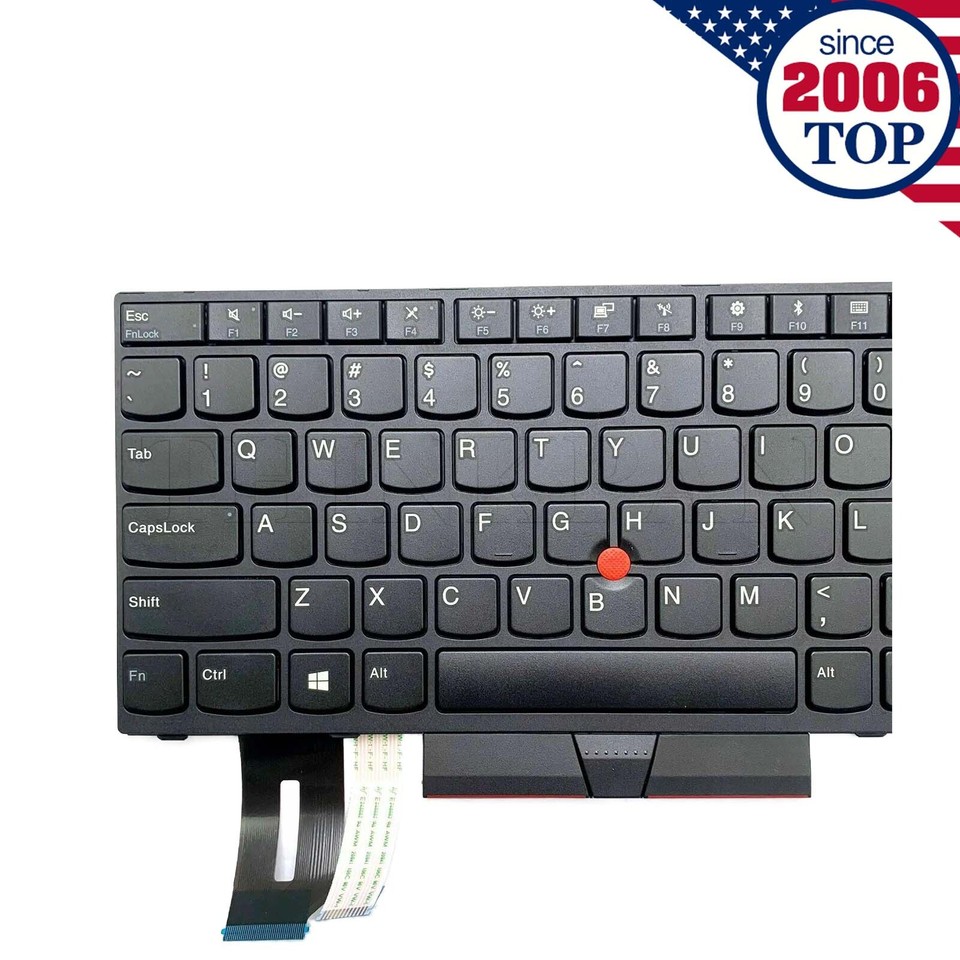 New US Keyboard for Lenovo ThinkPad T480s T490 T495 L480 L490 E480 E490 ...