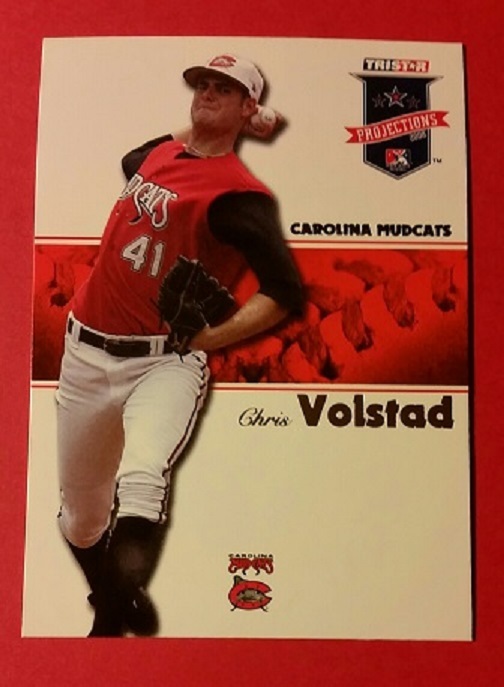 CHRIS VOLSTAD * RC ROOKIE #195 FLORIDA MARLINS * 2008 TRISTAR ...