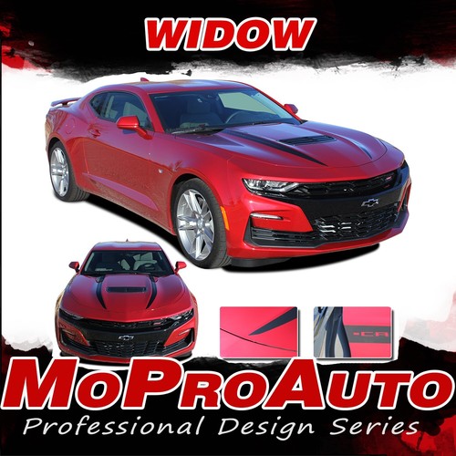 2019-2024 Chevy Camaro Hood Decals Spider Stripes Spear Vinyl Graphics ...