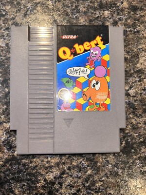 Nintendo NES Q*Bert Qbert Video Game Cartridge Tested | eBay