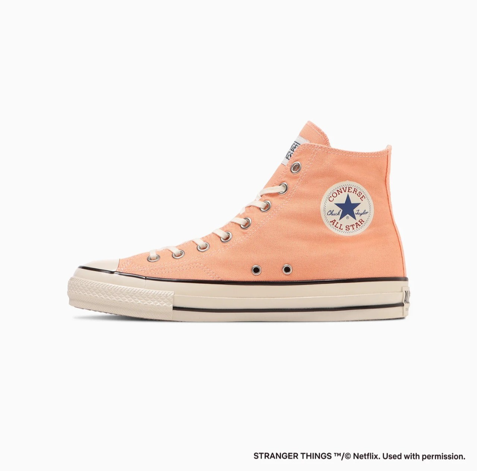 Converse All Star Aged 87 CL Hi Peach STRANGER THINGS 5 Limited Model ...