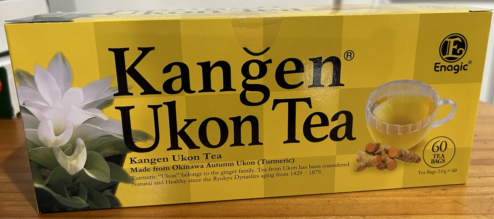 Kangen Ukon Turmeric 60 bags Tea 100% Organic by Energic | eBay