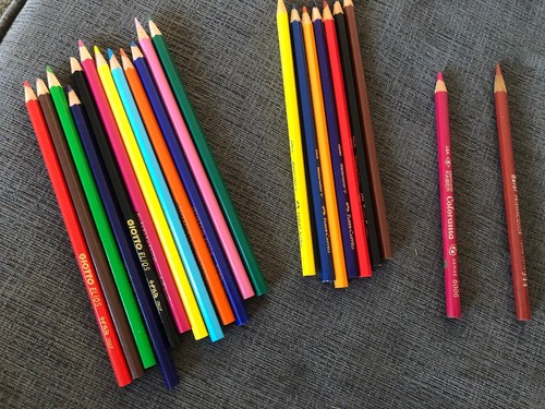 Giotto Fila Colored Pencils Vintage Italy Faber Castell Colorama ...