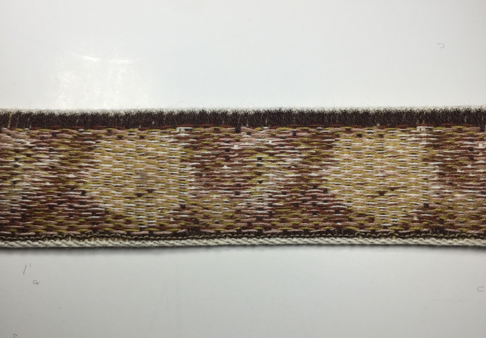 1" Woven Jacquard Tapestry Floral Elegant Webbing Trim -12 Continuous ...