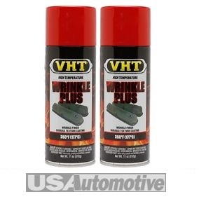 2X VHT RED WRINKLE FINISH SPRAY PAINT SP204 | eBay