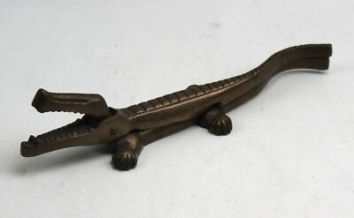 Vintage Brass Alligator Nut Cracker | eBay