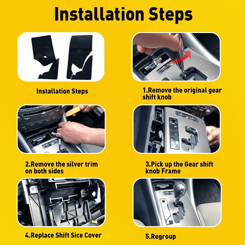 For LEXUS IS250 IS350 2006-2013 Console Shifter Shift Slide Cover OE ...