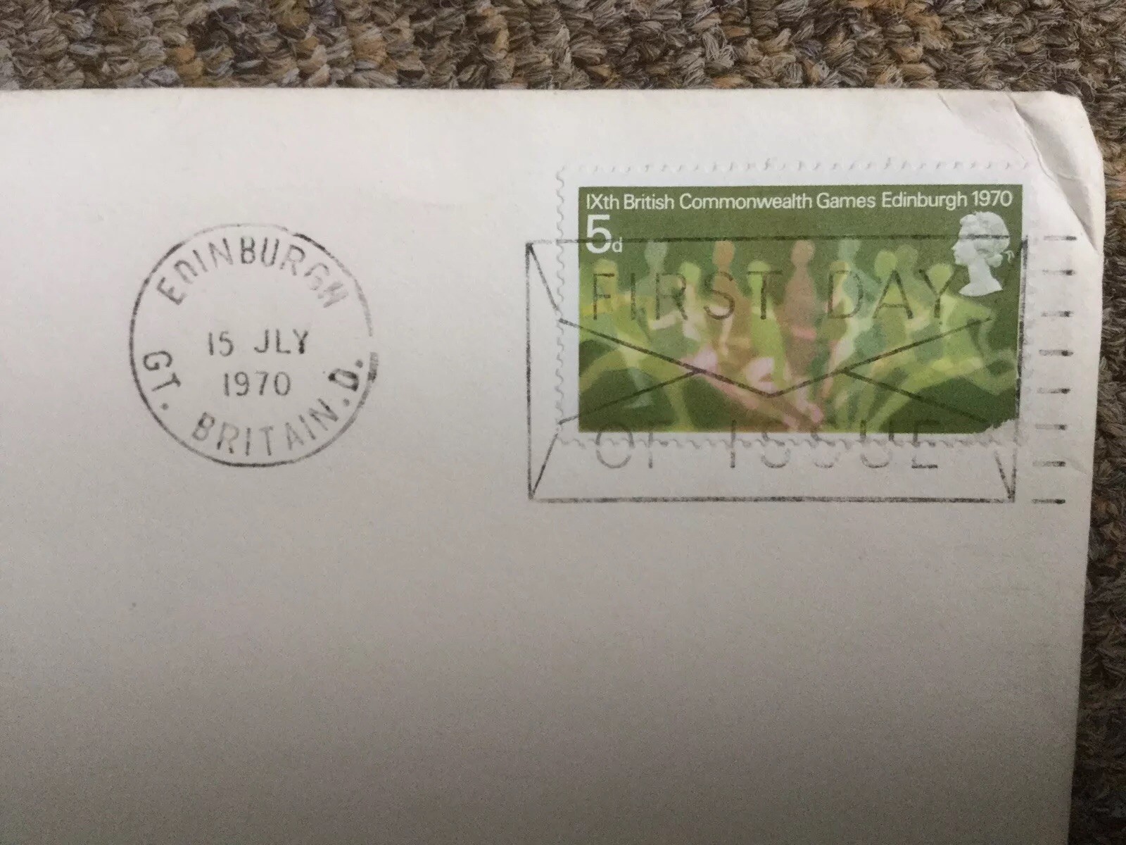 1970 IX British Commonwealth Games First Day of Issue First Day Cover ...
