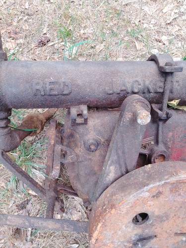 Antique Red Jacket Well Pump/ Myers Pump Jack Attached (missing handle ...