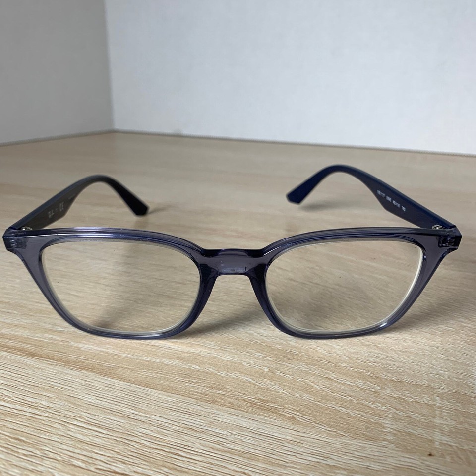 Ray-Ban RB7177 5995 Blue Square Eyeglasses Frames 49-18 140 Frames Only ...