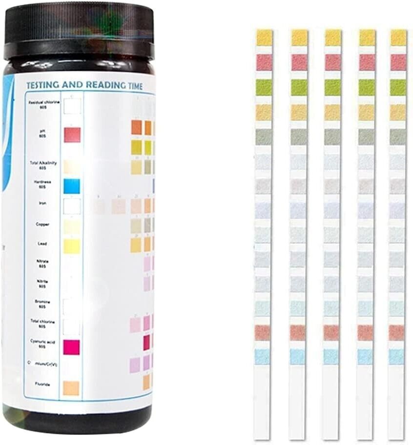14 in 1 Drinking Water Quality Test Strips Kit for Well & Tap Water ...