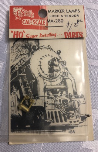 Cal-Scale Ho Scale Marker Lamps Loco & Tender MA-280 Parts NOS | eBay