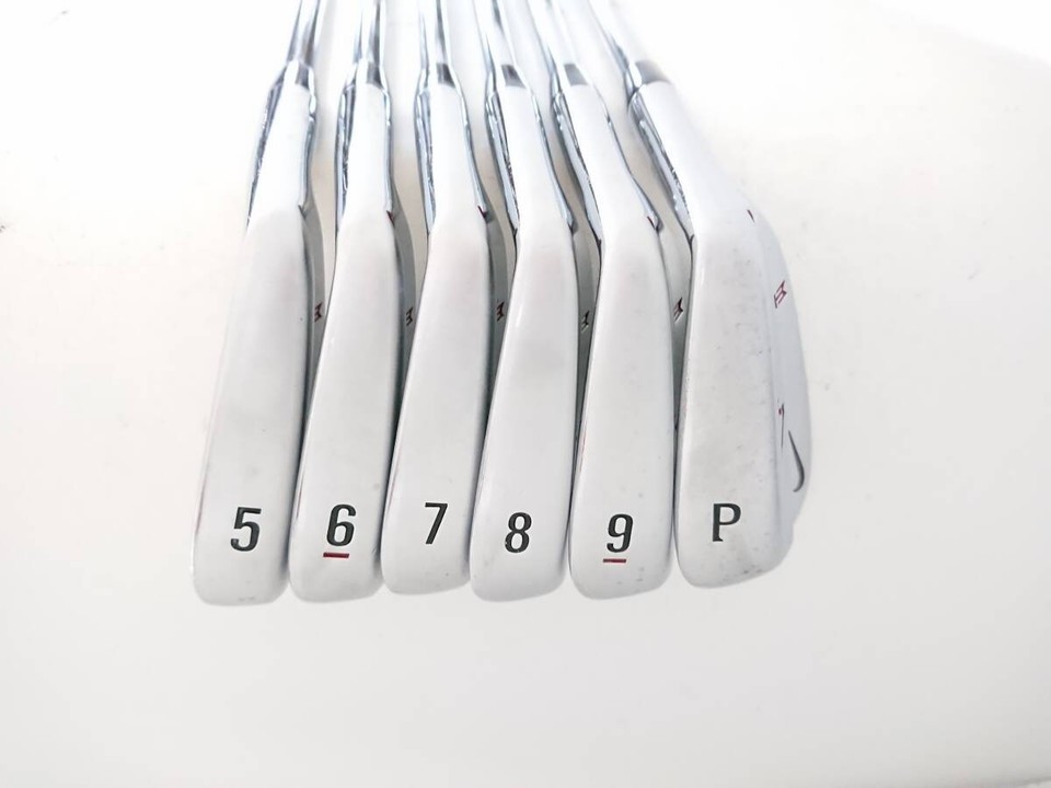 NIKE TW BLADE FORGED Tiger Woods Iron Set 6pcs 5-PW Dynamic Gold S200 ...
