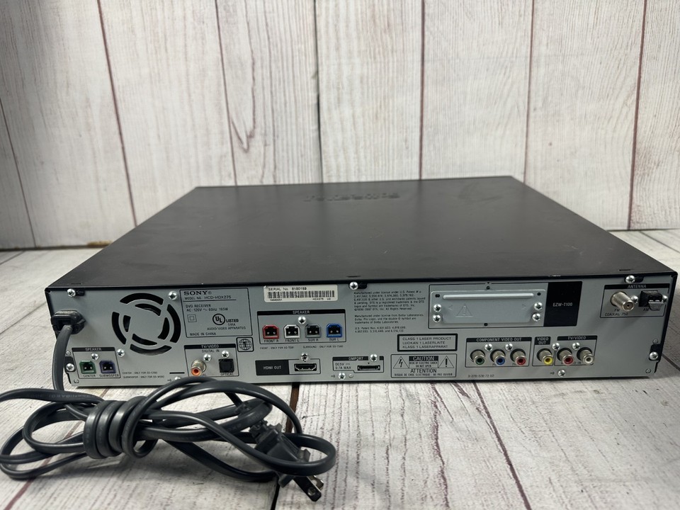 SONY HCD-HDX275 HDMI 5-Disc Receiver DVD Player Home Theatre - No ...
