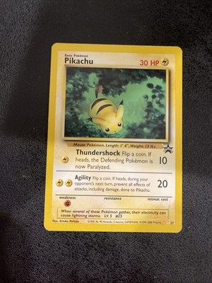 Pokemon Card - Pikachu WoTC Promo Black Star #27 Promo | eBay