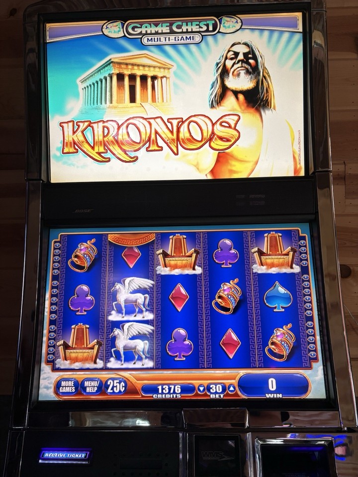 WMS BB2 MULTI GAME (6) SLOT MACHINE GAME CHEST #1 BIER HAUS KRONOS ...