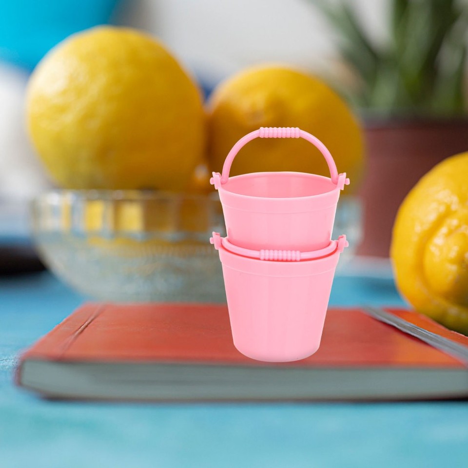 15 Pcs Small Gardening Miniature Buckets Plastic Toy Accessories | eBay