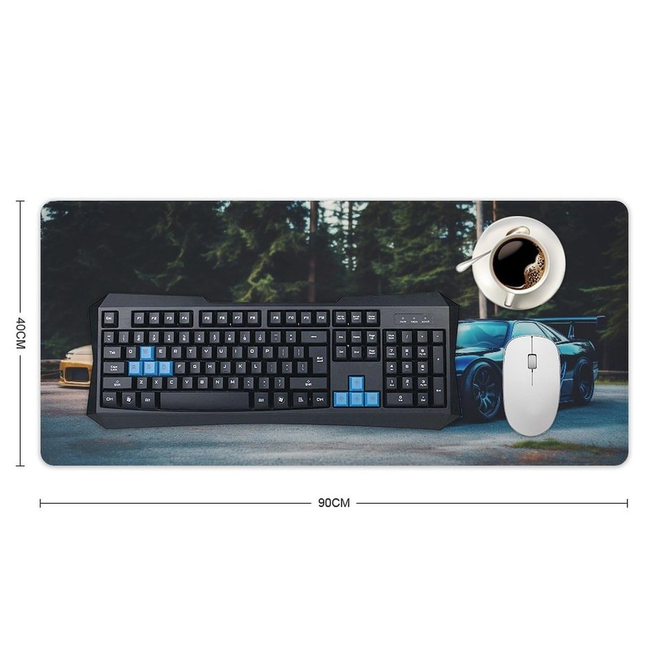 Racing JDM R34 Sport Car Mouse Pad Big Desk Mat Computer Mouse Mat for ...