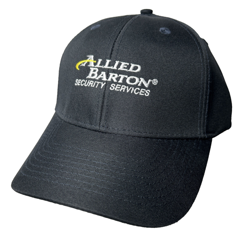 Allied Barton Security Services Company Men's Black Baseball Cap ...
