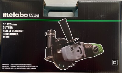 Metabo HPT CM5SB 8 Amp 5” Grinder Cutter w Tuck Point Guard + Hard Case ...