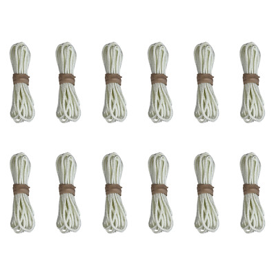 New White Nylon 60 Inch Boot Laces (12- Pack) *mocinc.1982* | eBay