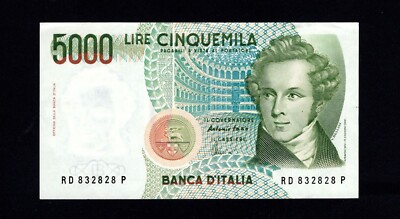 Italy 5000 lire 1985 * UNC * P- 111 * | eBay