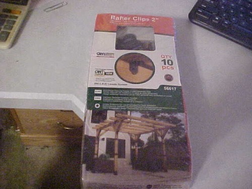 OZCO 56617 Rafter Clips 2" Laredo Sunset Powder Coated Galvanized Steel ...