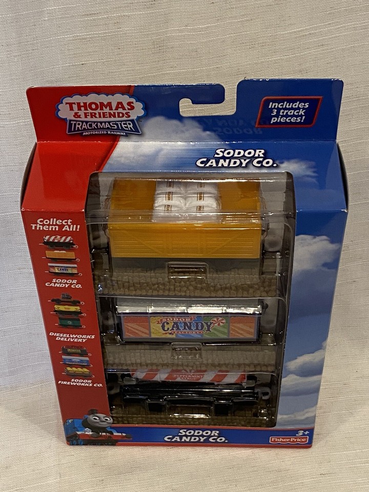 NEW 2011 Thomas And Friends Trackmaster Sodor Candy Co Three Cars And ...