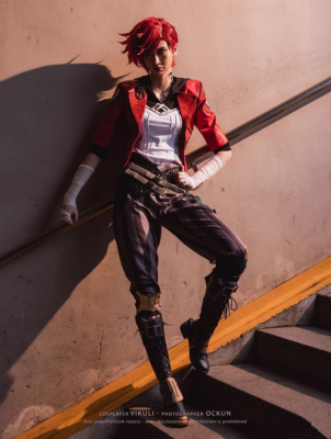 Vi The Piltover Enforcer Cosplay