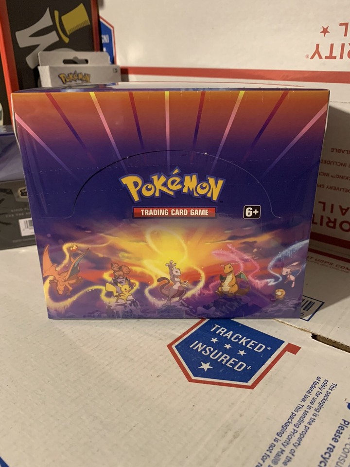 Sealed Pokémon Kanto Power Mini Tin Display Case Box 10 Tins Evolution ...