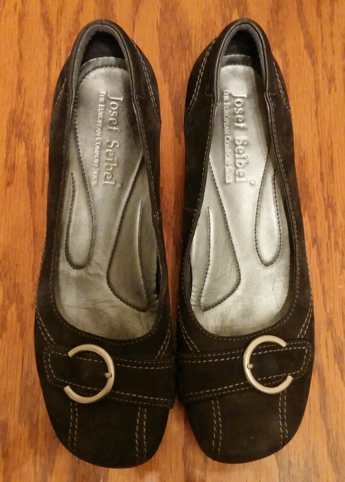 Josef Seibel Mary 87432 womens black leather shoes EU 39 US 8 | eBay