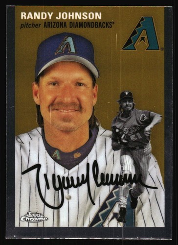 2023 Topps Chrome Platinum Anniversary Randy Johnson #372 Diamondbacks ...