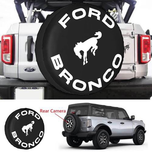 For Ford Bronco 32" 33 Spare Wheel Tire Tyre Soft Cover Case Heavy Duty ...