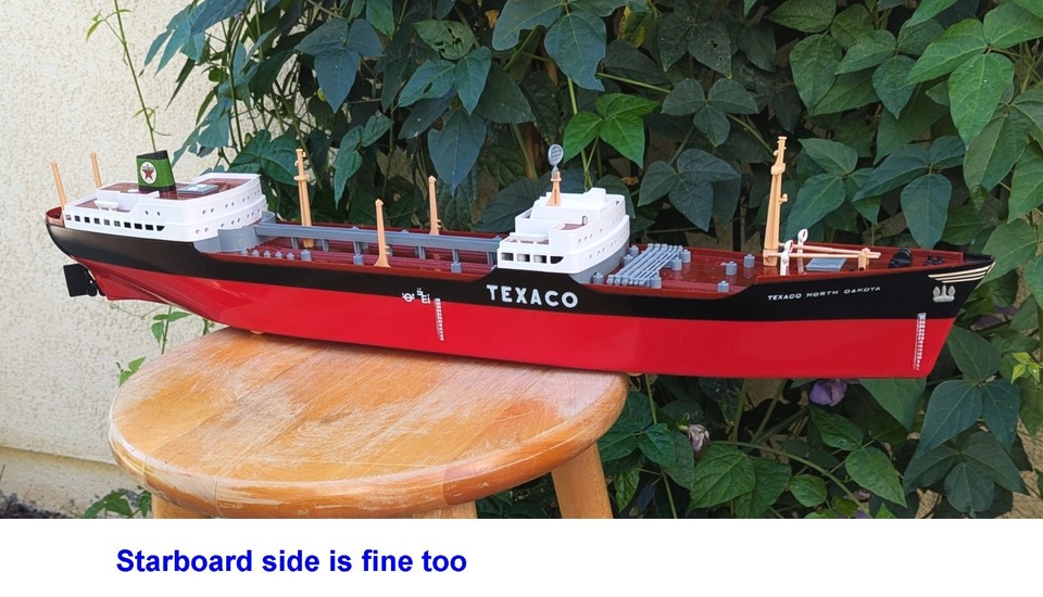 Texaco Tanker N Dakota Ship by Wen-Mac RESTO-MOD: Very Nice w/Original ...