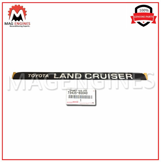 OEM 91-97 Genuine Toyota Land Cruiser Fj80 Liftgate Emblem Logo Back ...